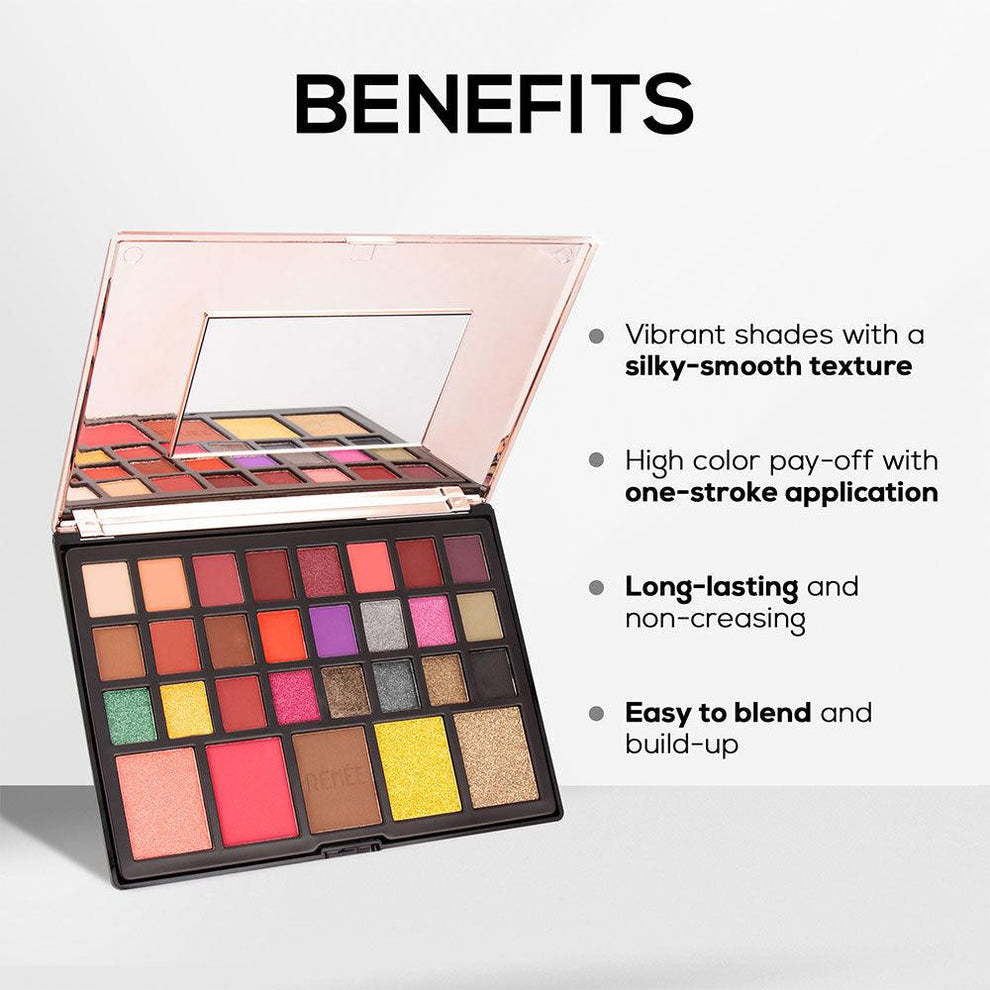 RENEE Pro Twilight Eyeshadow Palette, 65g – Renee Cosmetics