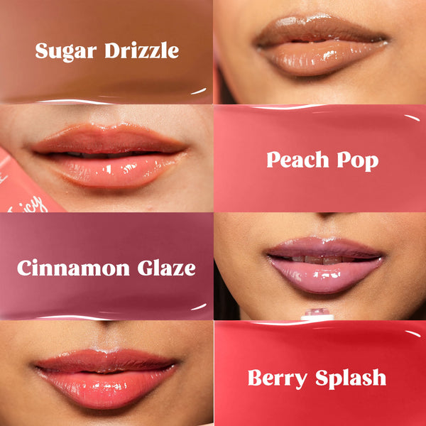 RENEE Juicy Fix Tinted Lip Balm- Cinnamon Glaze | Shiny, Glossy Finish ...