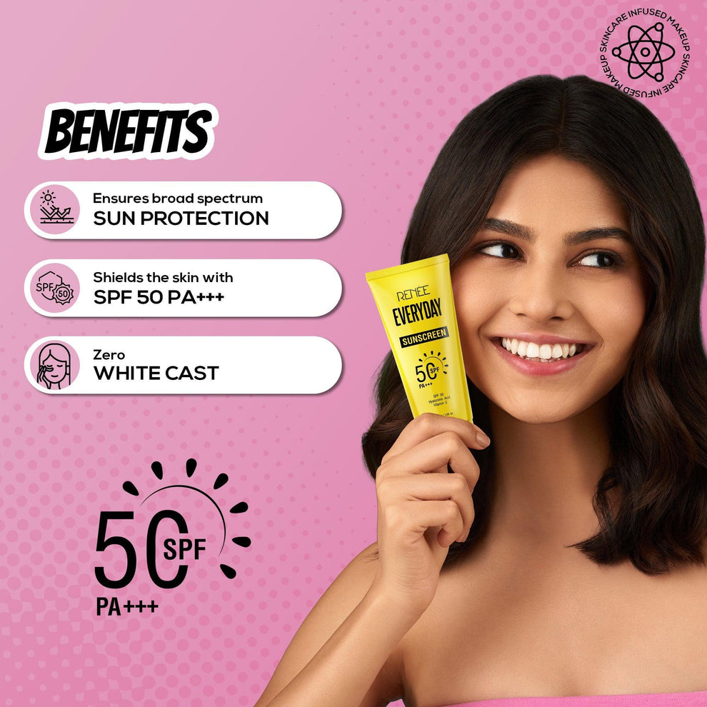 RENEE Everyday SPF 50 Sunscreen – Renee Cosmetics