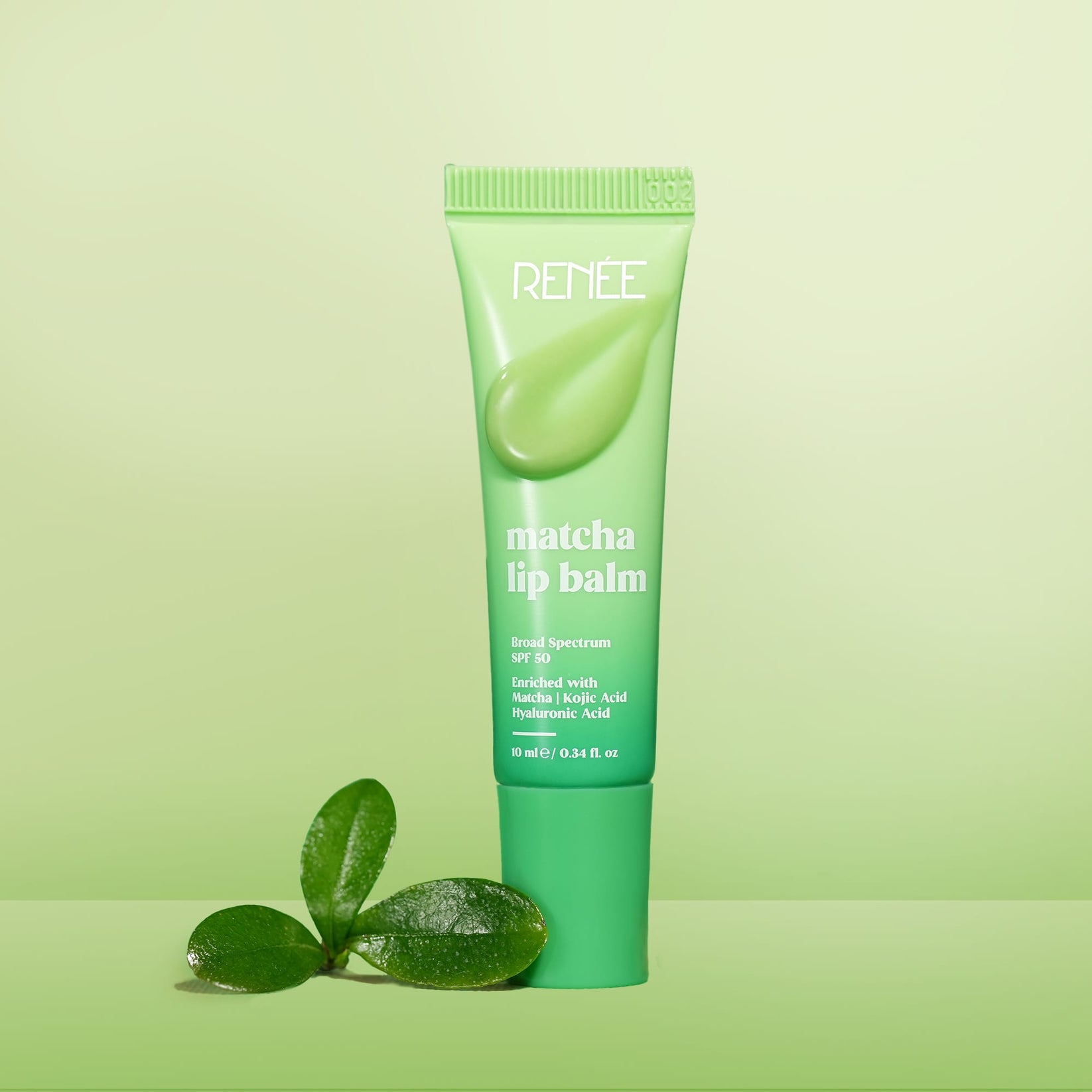 RENEE Matcha Lip Balm For Dry, Chapped Lips With SPF 50 | Nourishes ...