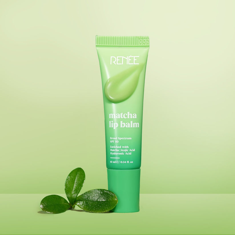 RENEE Matcha Lip Balm For Dry, Chapped Lips With SPF 50 | Nourishes ...