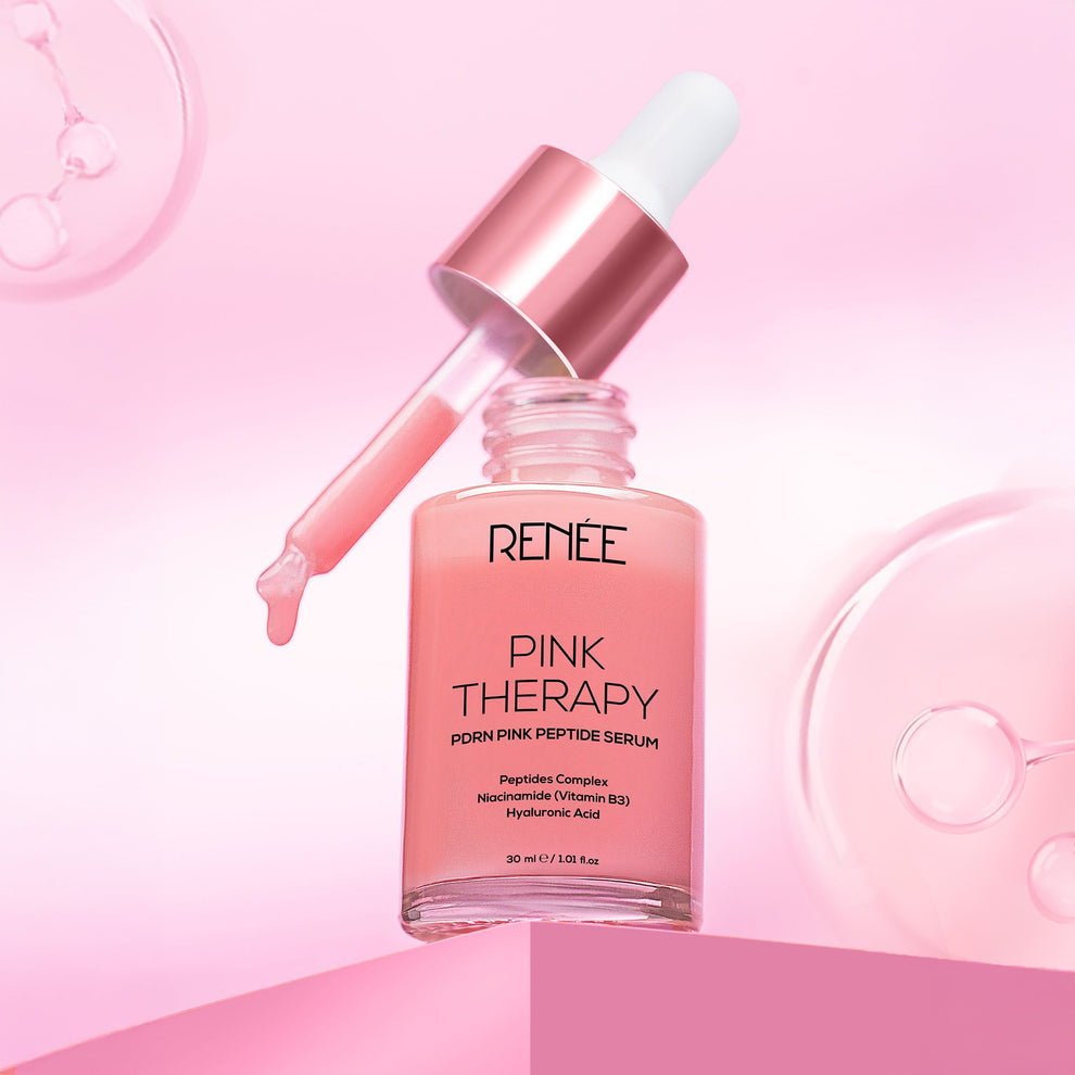 RENEE Pink Therapy PDRN Pink Peptide Face Serum For Glowing, Radiant ...