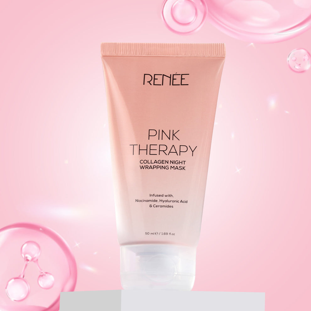RENEE Pink Therapy Collagen Night Wrapping Face Mask | For Young ...