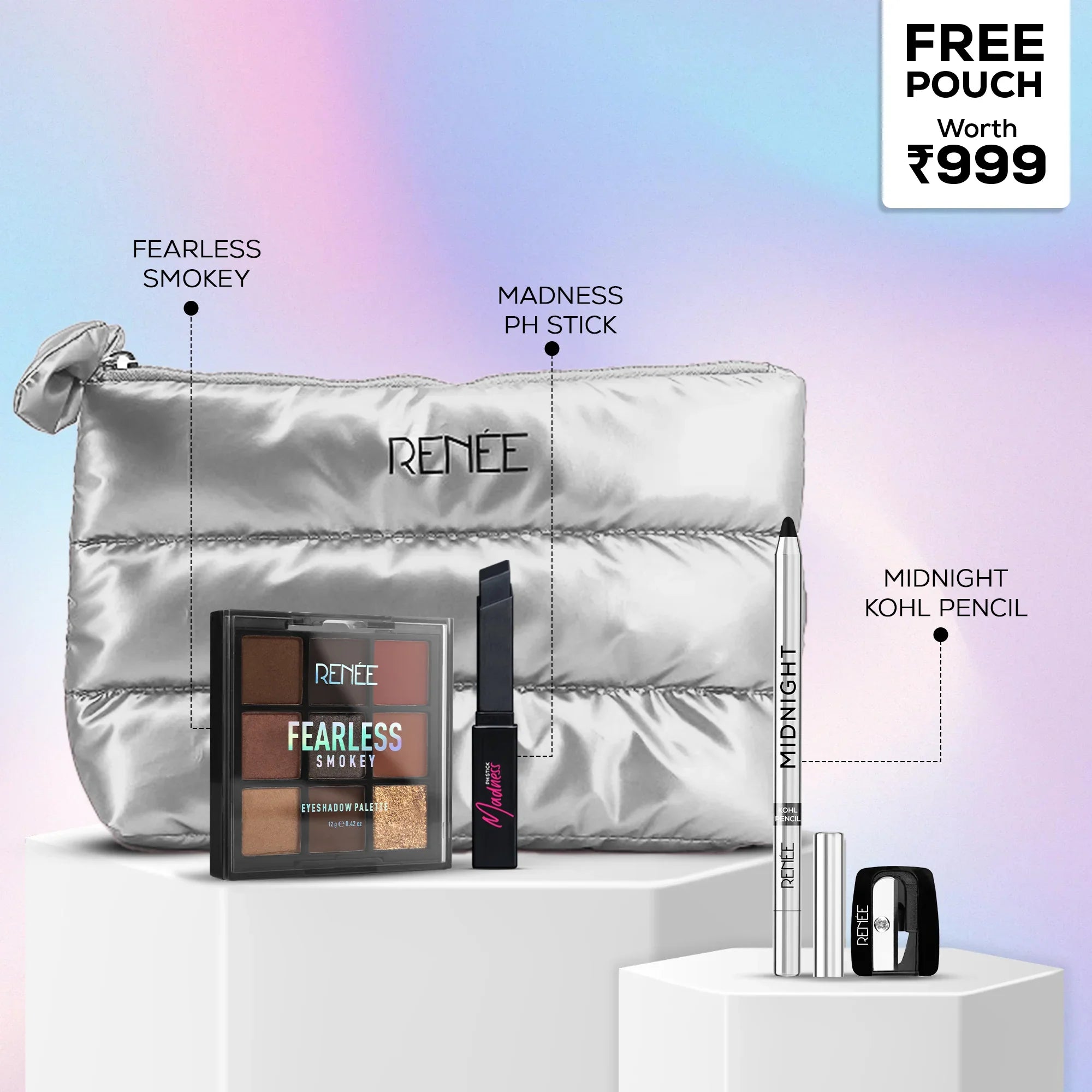 RENEE Bold-Beauty Kit with FREE Pouch – Renee Cosmetics