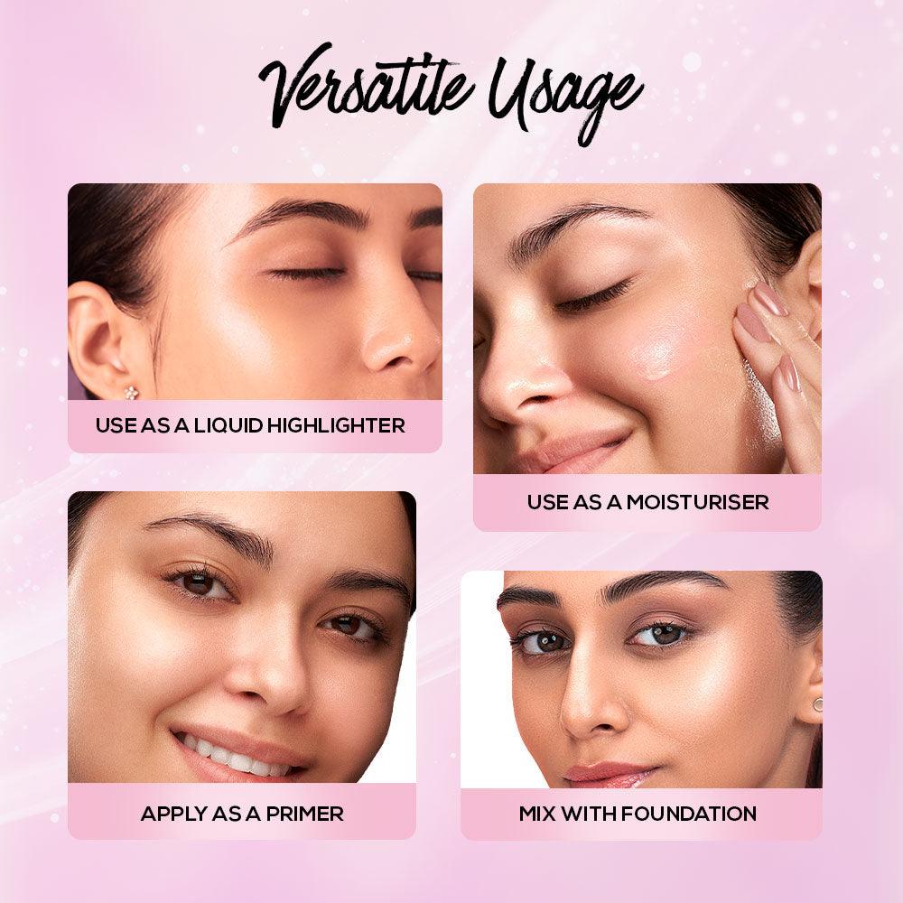 RENEE Strobe Cream, Dewy Finish Highlighter for Face, Smoothens, Plumps ...